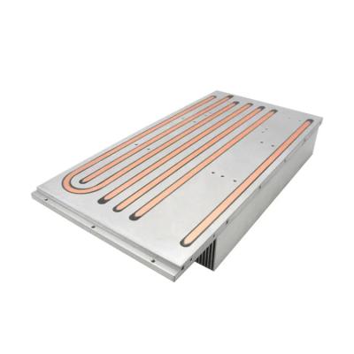 China Factory Customized High Precision Aluminum Skived Fin Heat Sink with Heat Pipe for Inverter Equipment for sale