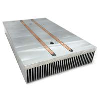 China Custom Led Heat Sink Radiator Aluminum Manufacturer Anodized Extruded Aluminum Heatsink Heat Sink with Copper Heat Pipe for sale