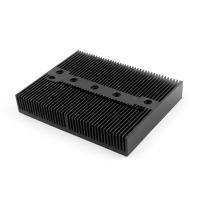 China Skived Fin Heat Sink 10-200mm Black Anodized Aluminum for Electronics for sale