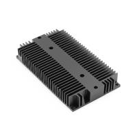 China Black Skived Fin Heat Sink 10-200mm Base for Electronic Cooling for sale