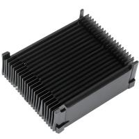 China Black Aluminum Skived Fin Heat Sink for Electronic Devices for sale