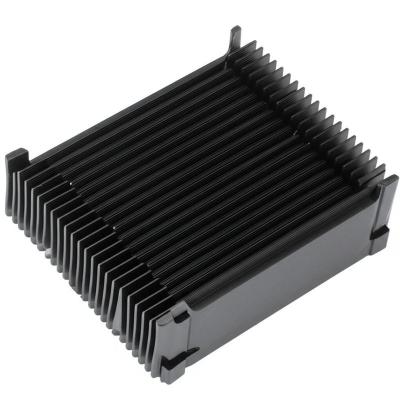 China Black Aluminum Skived Fin Heat Sink for Electronic Devices for sale
