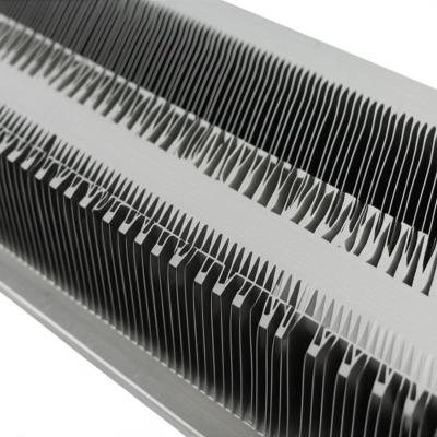 China 100-2000 Fins/inch Density Aluminum Fin Heat Exchanger Skiving Process for Superior Heat Dissipation for sale