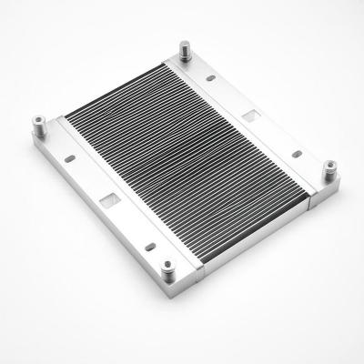 China Customized and Energy-Saving Fin Type Heat Exchanger for Electronic Devices Base Size 10-200mm for sale