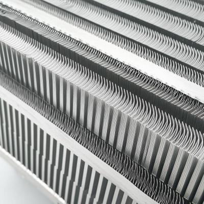 China Fin Density 100 to 2000 Fins per Inch Fin And Tube Heat Exchanger with Anodizing Surface Enhancing Thermal Conductivity for sale