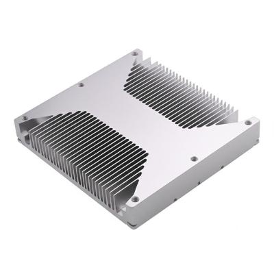 China High Thermal Conductivity Skived Fin Heat Sink Aluminum Construction Featuring Anodizing for Enhanced Cooling Efficiency for sale