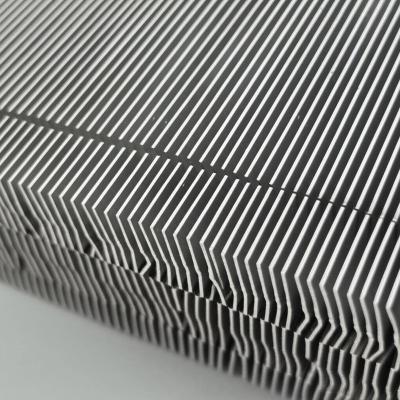 China Fin Density 100 to 2000 Fins per Inch Fin Type Heat Exchanger Skiving Process Ideal for Industrial Cooling Applications for sale