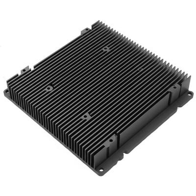 China Black Skived Fin Heat Sink Featuring Aluminum Construction Process Skiving Technology for Superior Heat Dissipation for sale