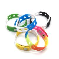 China Kids' Custom Cartoon Silicone Bracelets Colorful Wristbands for Boys and Girls 21cm for sale