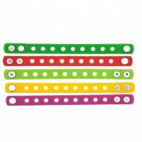 China Custom Silicone Bracelet for Christmas Halloween Party Gifts Adjustable 21cm Wristband for sale