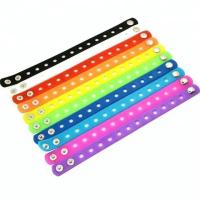 China Custom Silicone Bracelet for Christmas Halloween Party Gifts Adjustable 21cm Wristband for sale
