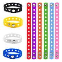China Custom Silicone Bracelet for Christmas Halloween Party Gifts Adjustable 21cm Wristband for sale