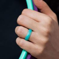 China Custom Soft Silicone Finger Ring for Women Safe Food Grade Processing Design Service for sale