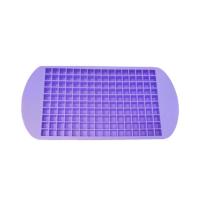 China Food Grade Mini 160 Grids Square Ice Cube Mold for Whiskey Silicone Ice Cream Tools for sale