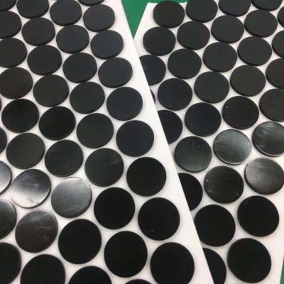 China Custom Silicone Pad for Moulding Processing Service Transparent Black Mesh Rubber Foot for sale