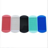 China Stocked Silicone Mini Ice Cube Tray for Food Grade 160 Cavity Small Square Ice Maker for sale