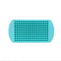 China Stocked Silicone Mini Ice Cube Tray for Food Grade 160 Cavity Small Square Ice Maker for sale