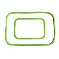 China Customized Square Lunch Box Silicone Seal Ring for Toughened Glass Bowl and Fresh Box for sale