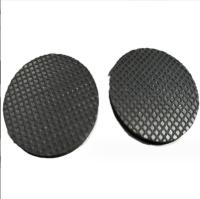 China Custom Size Black Mesh Silicone Rubber Moulding Gasket with Self-Adhesive Foot Pad for sale