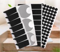 China Customized Single Sided Adhesive EVA Foam Pad Black Circular Foot Pad for Protection for sale