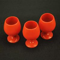 China Travel Creative Disposable Silicone Wine Cup for Outdoor Camping Standing Goblet for sale