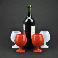 China Travel Creative Disposable Silicone Wine Cup for Outdoor Camping Standing Goblet for sale