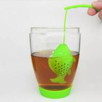 China PORTABLE Eco Friendly Tea Infuser with Reusable Silicone Strainer and Multi Colour for sale