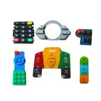 China Processing Service Moulding Silicone Rubber Button Customized Push Button Switch for sale