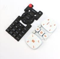 China Silicone Rubber Keypads with Moulding Processing Service and Customized Design for sale