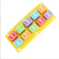 China Silicone Rubber Keypads with Moulding Processing Service and Customized Design for sale