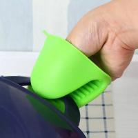China Food Grade Silicone Oven Mitt Heat Resistant Mini Pot Holder for Baking Cooking Accessories for sale