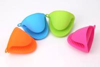 China Food Grade Silicone Oven Mitt Heat Resistant Mini Pot Holder for Baking Cooking Accessories for sale