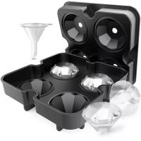 China 6-hole Round Ice Ball Mold with Honeycomb Square Ice Tray and Diamond Ice Cube Tray for sale