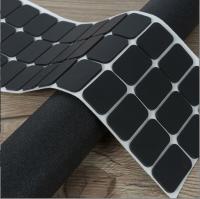 China Cutting Service Self Adhesive Black Silicone Pad with EVA Rubber and Custom for sale