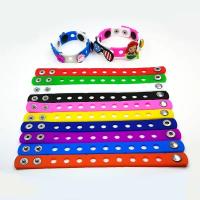 China Hot Seller Kids Silicone Rubber Bracelet Charms for Education Target End User 21cm for sale