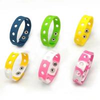 China Silk Screen Printing Custom Logo Scented Silicone Bracelet for Other Activities Usage for sale