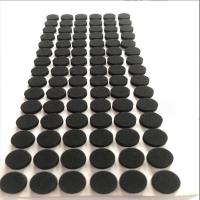 China Custom Size Furniture Accessories EVA Rubber Sofa Table Legs Pads with Self Adhesive for sale