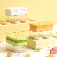 China Ice Cream Makers Large Capacity Ice Cube Mold for Household Food Grade Ice Making Box for sale