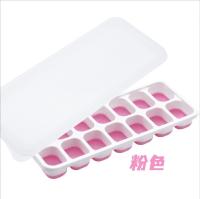 China Stocked 14 Cavity Ice Cube Maker Molds with Lids and Bpa Free PP Plastic for sale