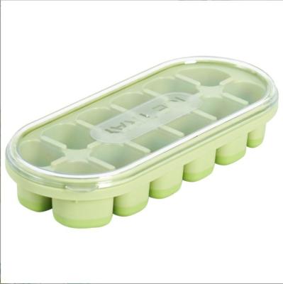 China Food Grade Silicone Ice Cube Mold for Large Capacity Storage in Household Refrigerators for sale