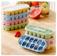 China Food Grade Silicone Ice Cube Mold for Large Capacity Storage in Household Refrigerators for sale