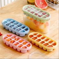 China Food Grade Silicone Ice Cube Mold for Large Capacity Storage in Household Refrigerators for sale