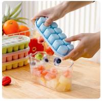 China Food Grade Silicone Ice Cube Mold for Large Capacity Storage in Household Refrigerators for sale