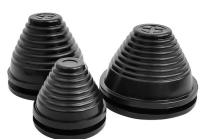 China Silicone EPDM NR NBR Black Tapered Rubber Grommets Customized Moulding for Cable Wiring for sale