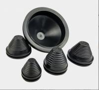 China Silicone EPDM NR NBR Black Tapered Rubber Grommets Customized Moulding for Cable Wiring for sale