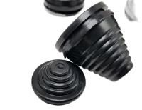 China Silicone EPDM NR NBR Black Tapered Rubber Grommets Customized Moulding for Cable Wiring for sale