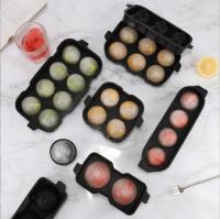 China Stocked Silicone Round Ice Cube Ball Drinking Wine Tray Bar Ice ball Maker Mold Sphere Mold for Party Festival for sale