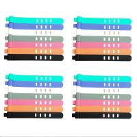 China MVQ Custom Moulding Silicone Rubber Molded Part for Multifunctional Adjustable Cable Band for sale