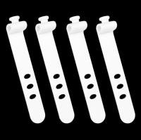 China MVQ Custom Moulding Silicone Rubber Molded Part for Multifunctional Adjustable Cable Band for sale