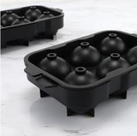 China Stocked Silicone Round Ice Cube Ball Drinking Wine Tray Bar Ice ball Maker Mold Sphere Mold for Party Festival for sale